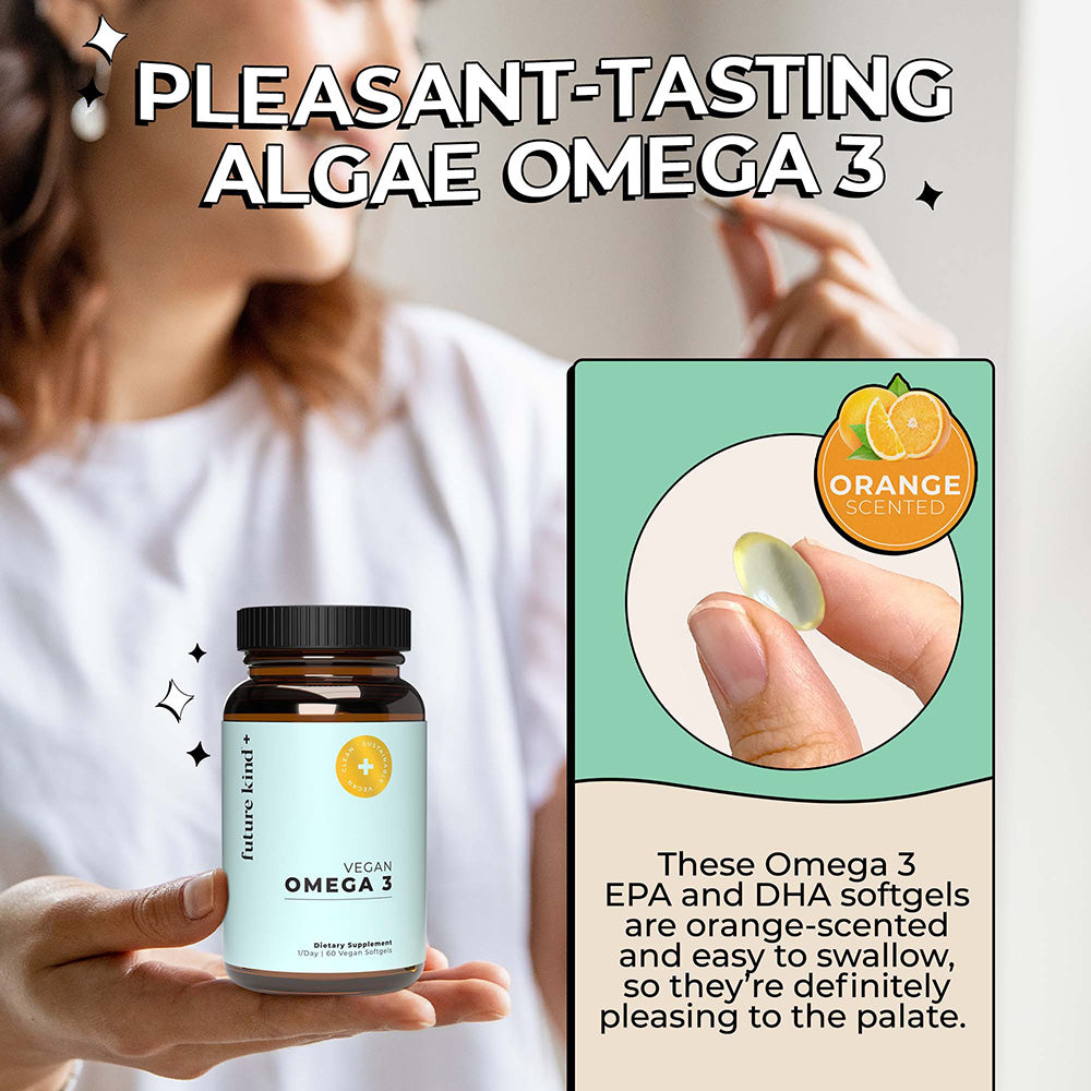 Vegan Omega 3 Algal Oil DHA/EPA Supplement – Future Kind