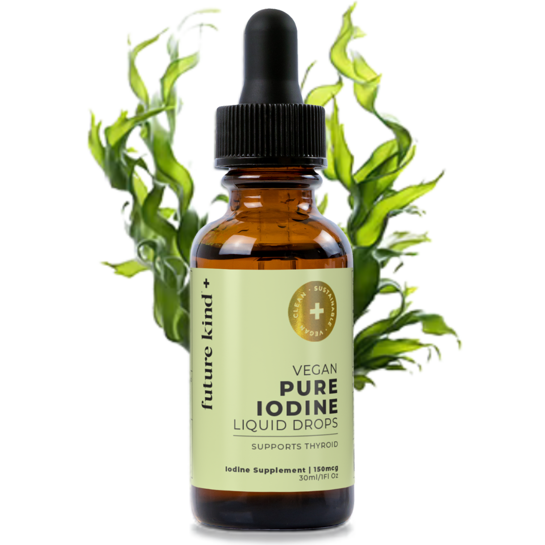 Liquid Vegan Iodine Drops Supplement (Nascent Deep Earth Potassium ...
